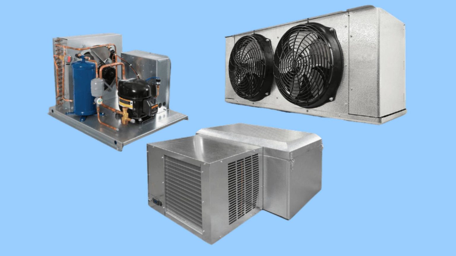 Walk In Freezer Condensing Unit And Evaporator Fo Sale